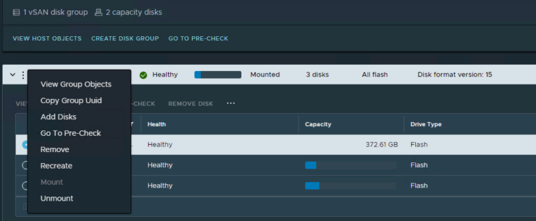 General vSAN error. vSAN disk data evacuation resource check has failed ... General vSAN error. vSAN disk data evacuation resource check has failed ...